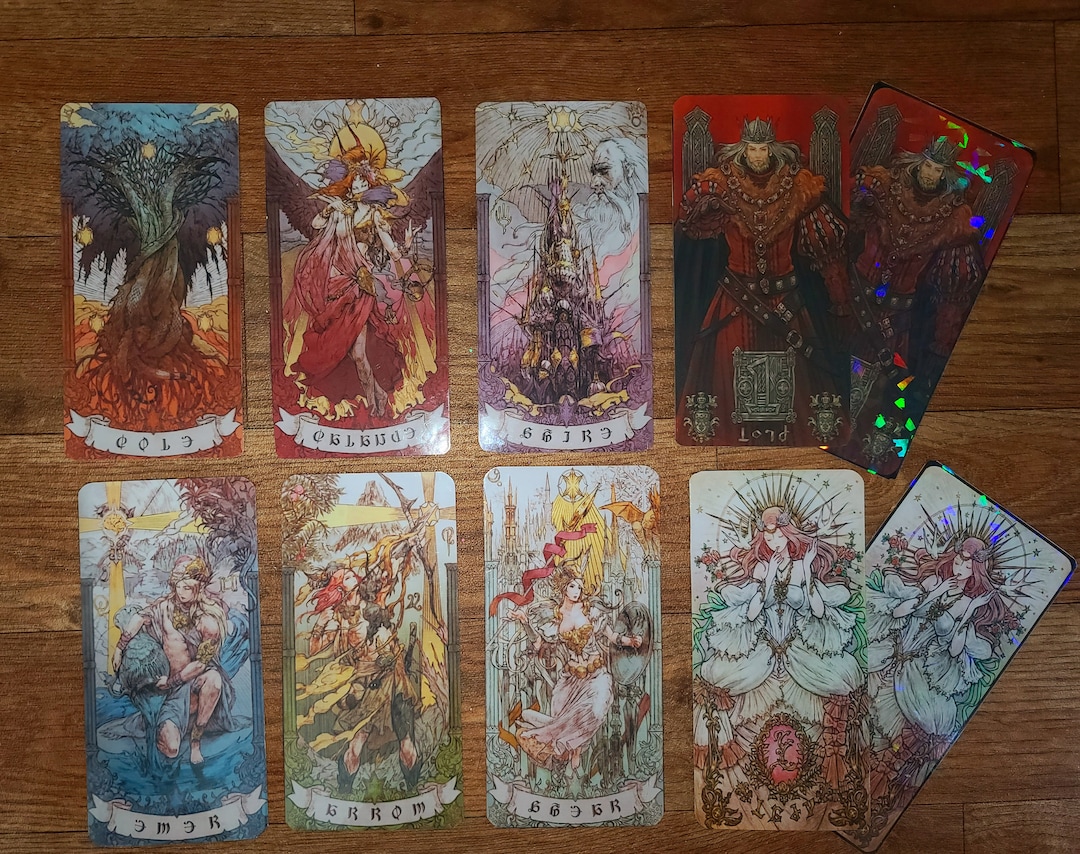 Final Fantasy XIV Astrologian Cards All 8 Holo Options FFXIV Cosplay ...