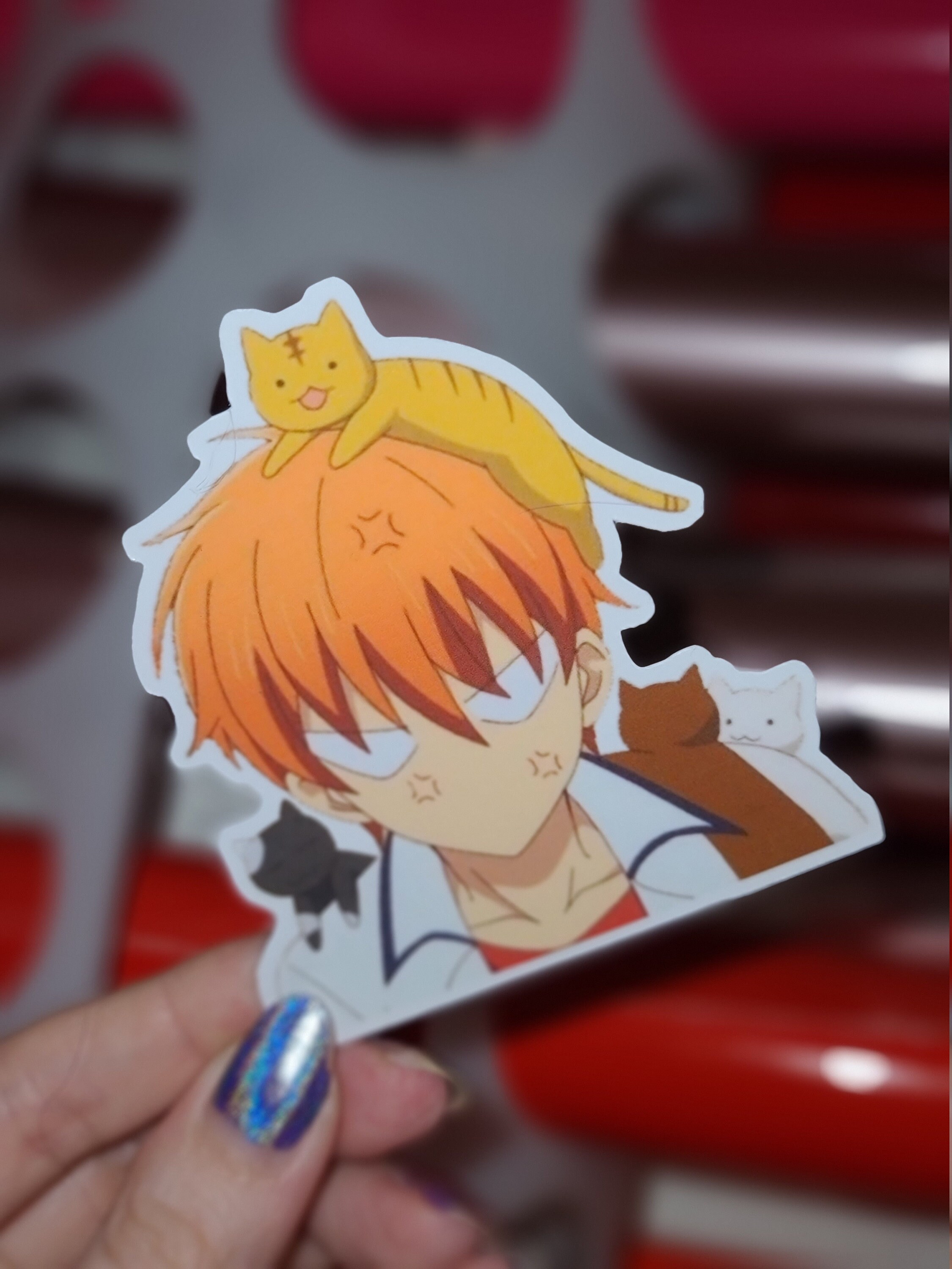 Fruits Basket Kyo Stickers Holo Options | Etsy