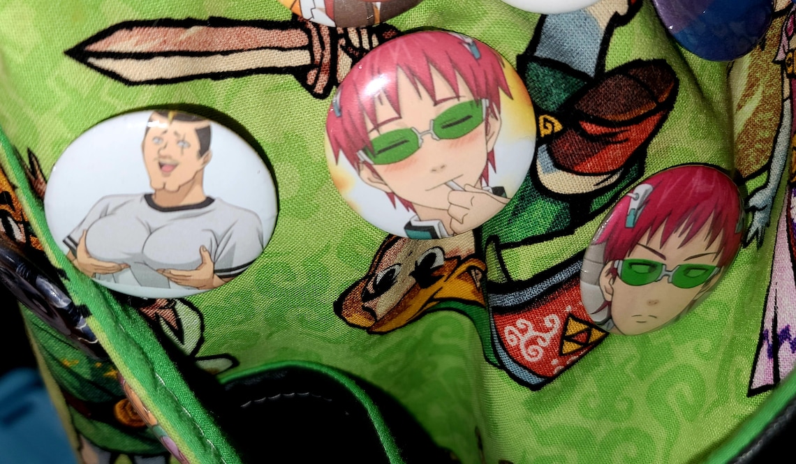 Saiki K Pins/buttons Kaido Kuboyasu Teruhashi Mikoto - Etsy