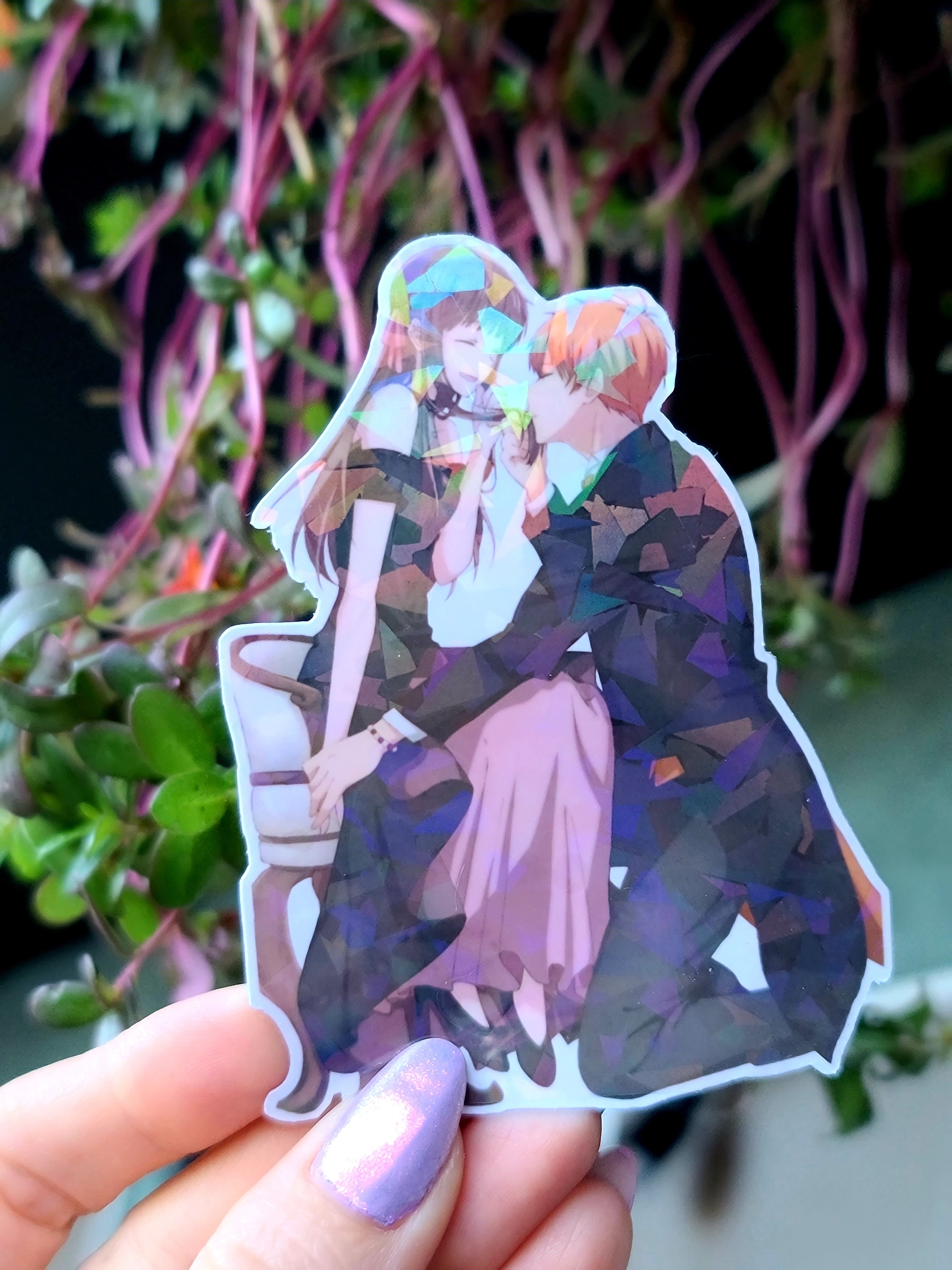 Fruits Basket Kyo and Tohru Stickers Holo Options | Etsy