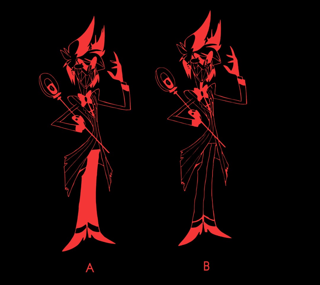 Hazbin Hotel Alastor Vinyl Decal Sticker - Etsy