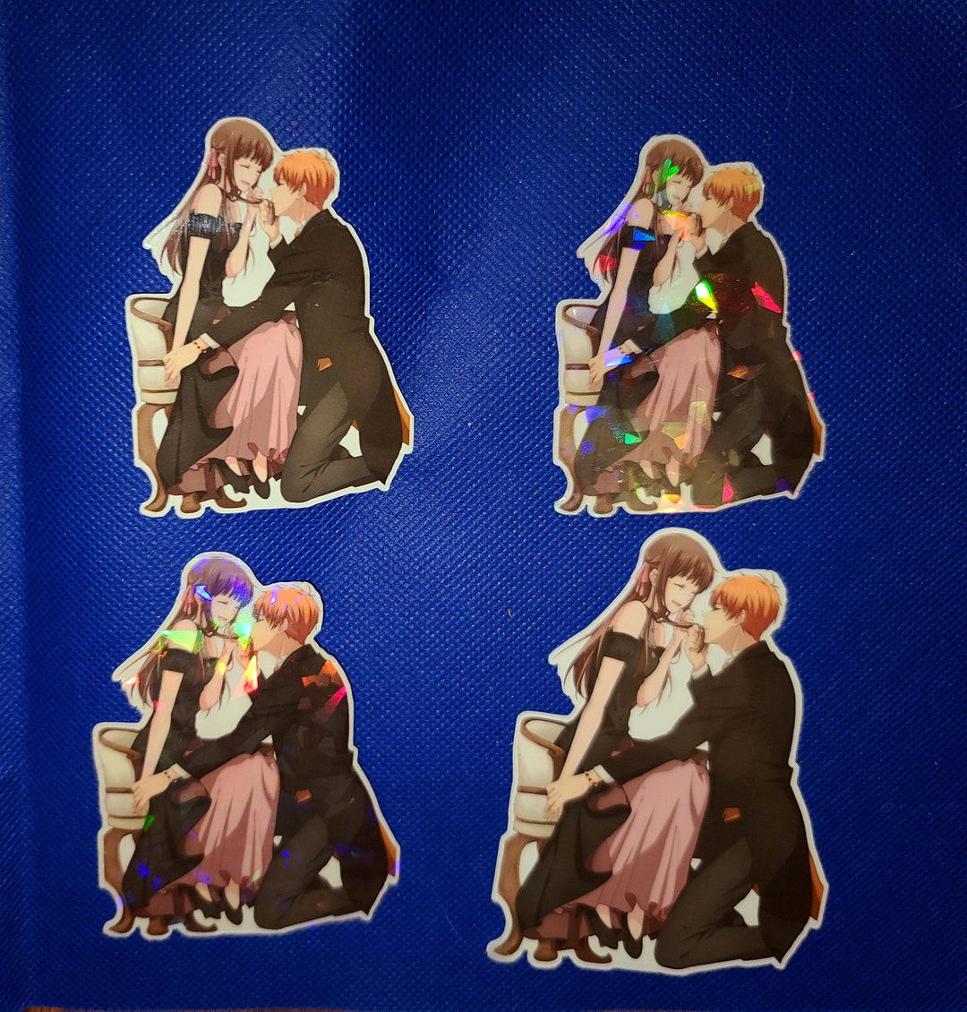 Fruits Basket Kyo and Tohru Stickers, Holo Options - Etsy