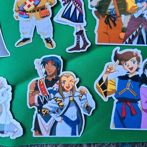 Lunar Silver Star Story Complete Stickers. Alex, Luna, Nash, Mia ...
