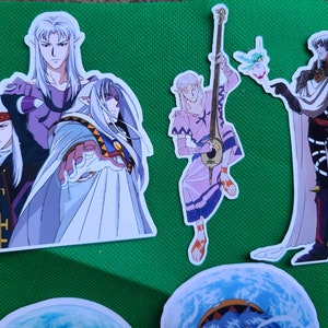 Lunar Silver Star Story Complete Stickers. Alex, Luna, Nash, Mia ...