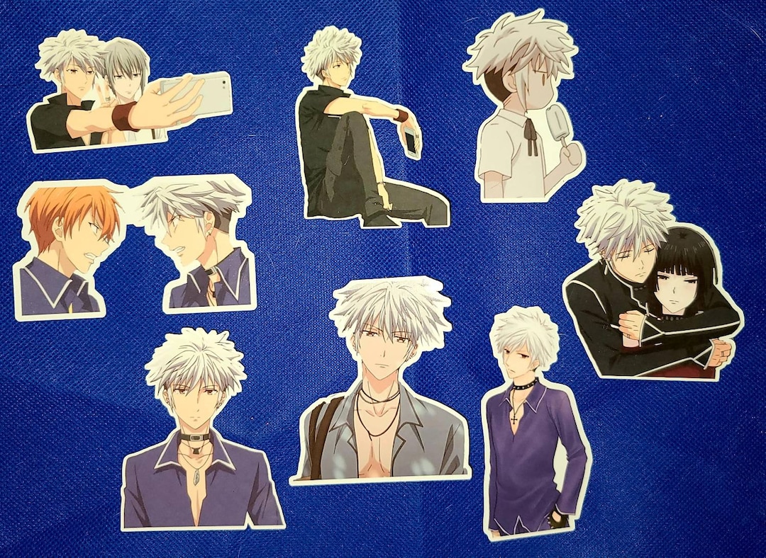 Fruits Basket Stickers - Hatsuharu, Kyo, Yuki, and Rin - Etsy