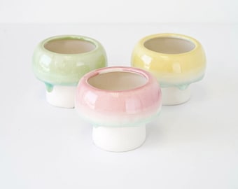 See, Hear, Speak No Evil Little People Planter Set A Charming Trio 3D ...