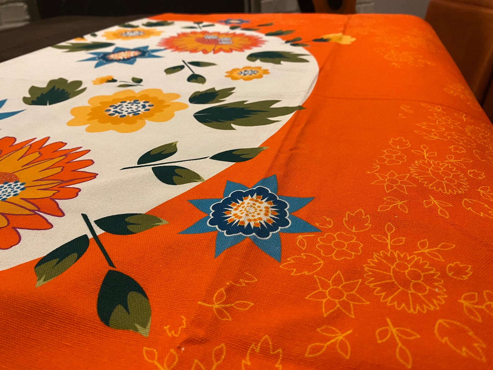 Unique Floral Design Tablecloth, %100 Cotton, Made Ln Turkey - Etsy