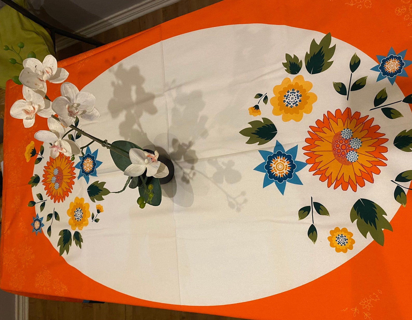 Unique Floral Design Tablecloth, %100 Cotton, Made Ln Turkey - Etsy