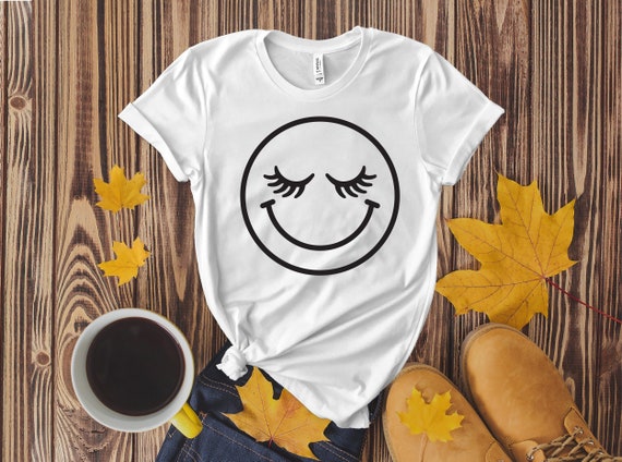 Smiley Face Shirt Smiley Face T-shirt Smile Shirt - Etsy