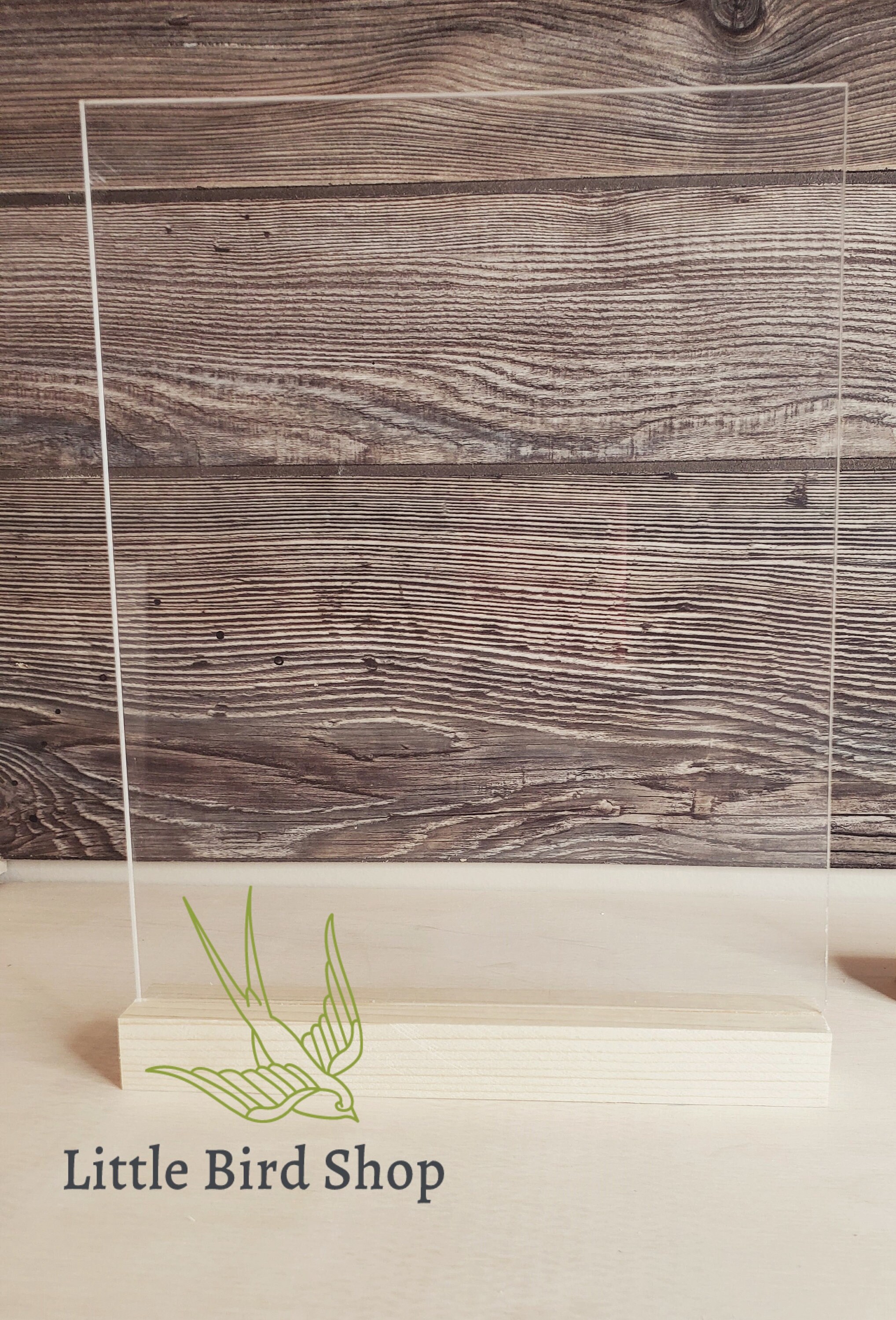 Blank Acrylic Signs With Stand DIY Wedding Decor DIY Acrylic | Etsy
