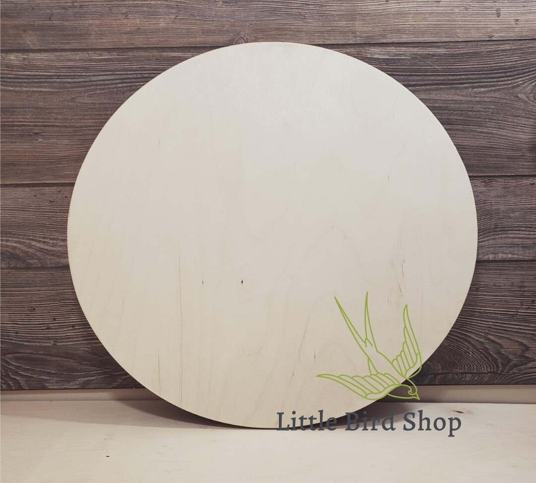 18 X 17 Oval White Birch 18 Inches Round 1/2 Thick - Etsy