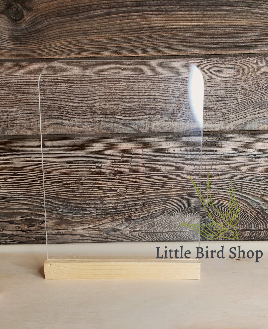 Blank Acrylic Signs With Stand DIY Wedding Decor DIY Acrylic - Etsy