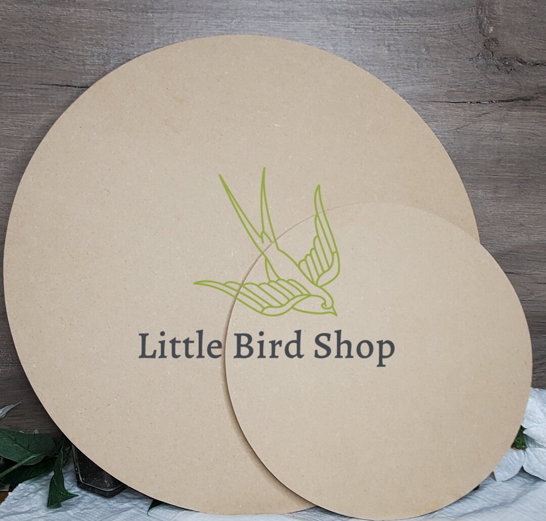16 MDF Rounds, MDF Circle 16 Inches Round 1/4 Thick Individual Rounds ...
