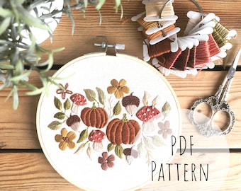 Pumpkin Trio With Bow Frame Machine Embroidery Design - Etsy