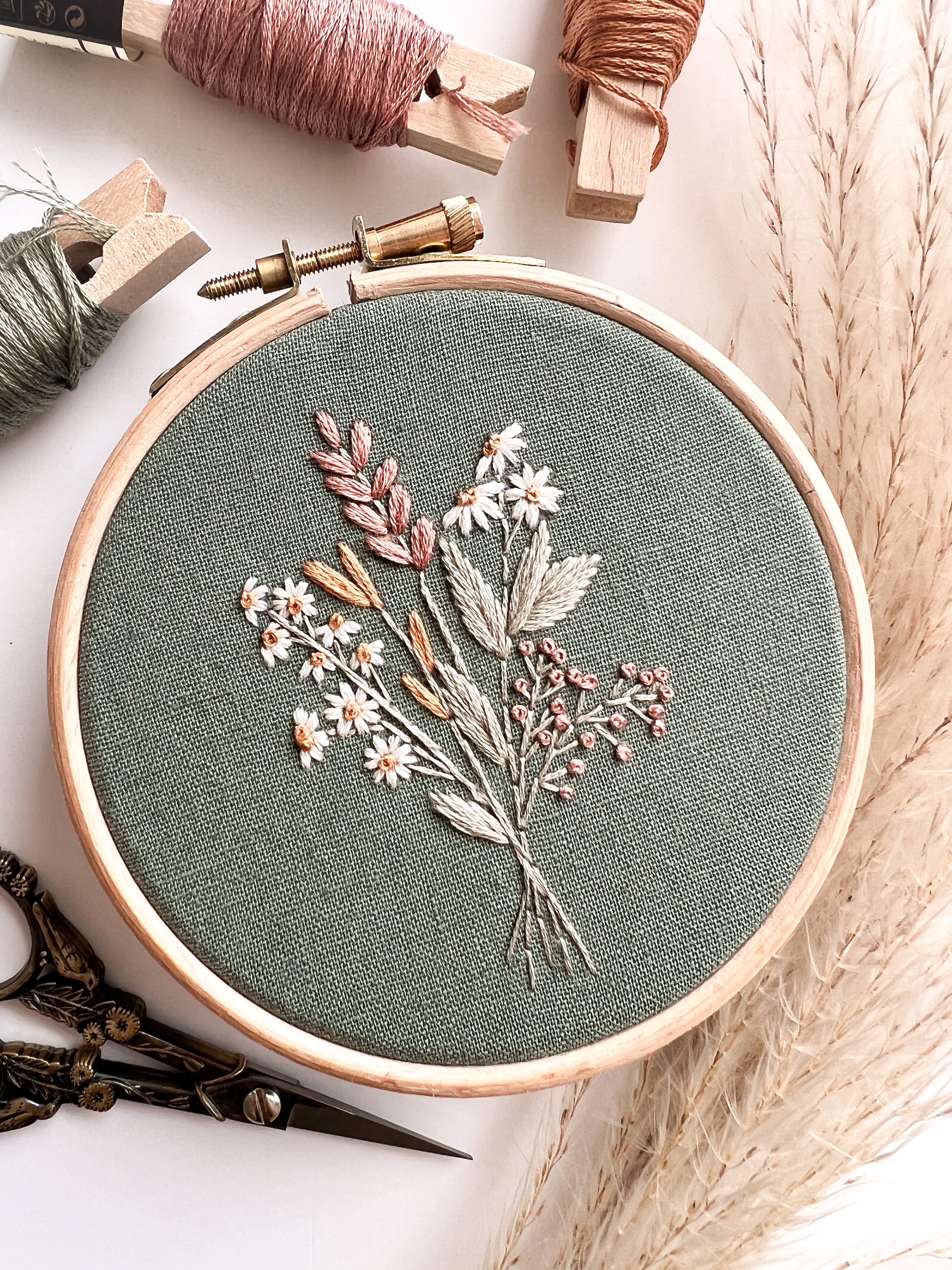 Summer Harvest Embroidery Pattern Embroidery Hoop Art PDF - Etsy