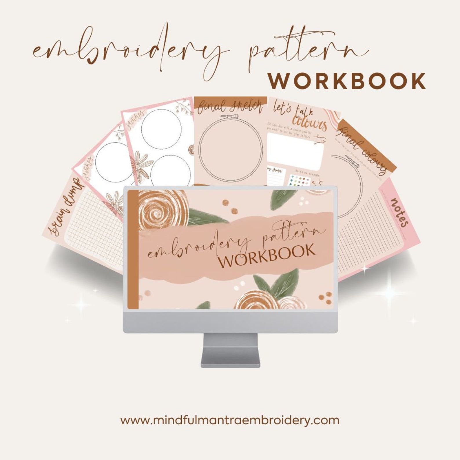 Embroidery Pattern Workbook || Instant Download || Embroidery Journal ...