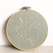 Neutral Bouquet Embroidery Hoop Art PDF Pattern With - Etsy