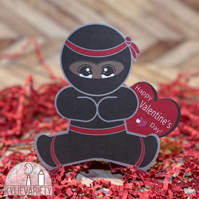 Printable Kids Valentine’s Day Cards- Ninja Astronaut Knight Racecar ...