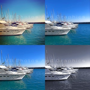 Harbour With Boats #1C. Photo Photography Image Digital Download ...