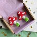 Mushroom Hair Clips, Bright Fall Barrettes, Funny Amanita Hair Clips ...