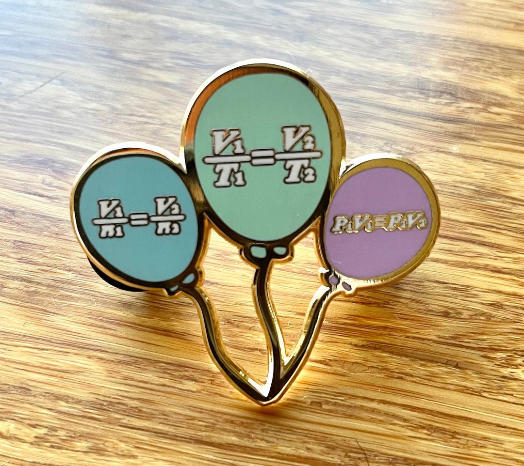 Gas Law Enamel Pin - Etsy