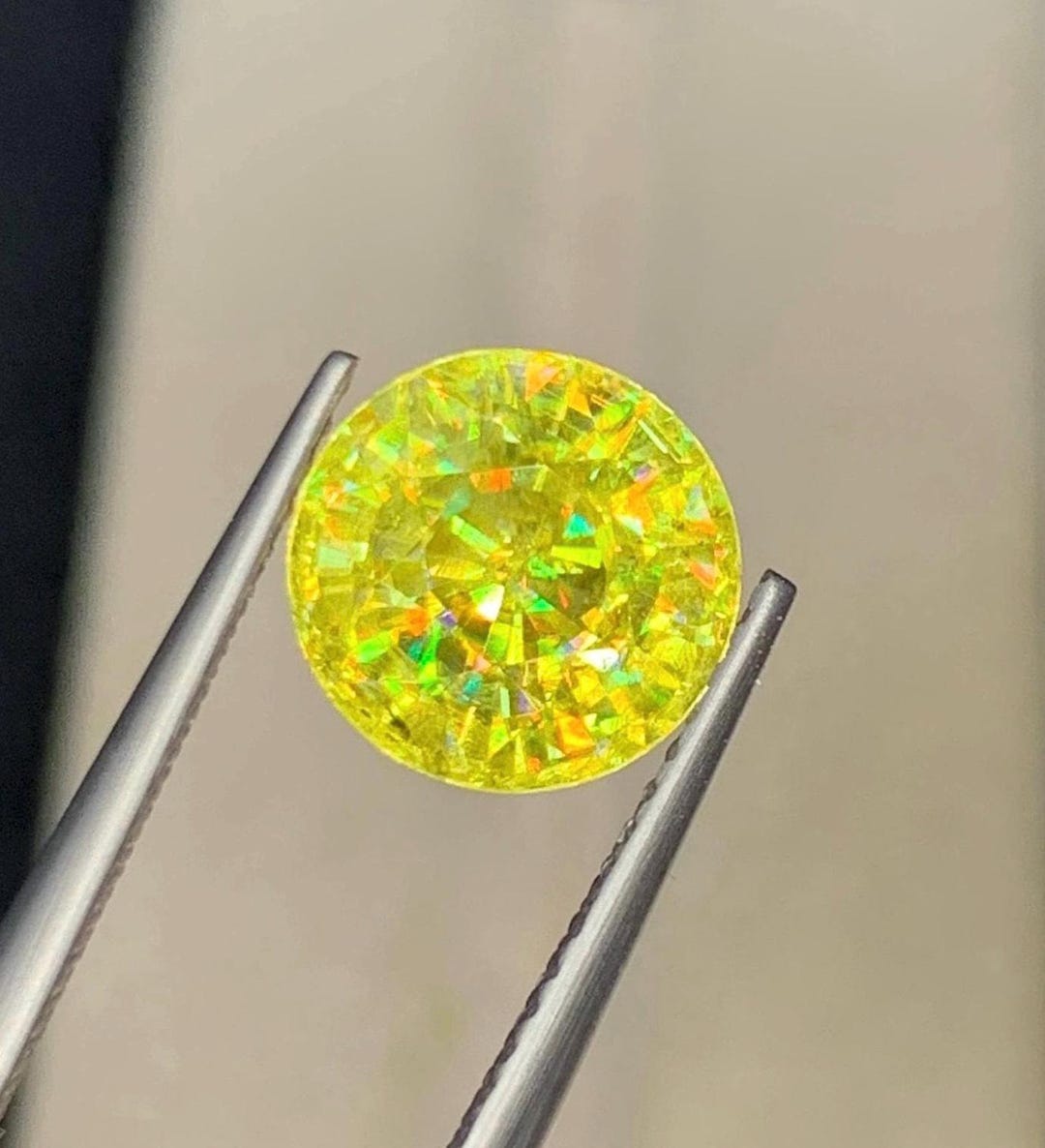 Natural Sphene Titanite Gemstone With Strong Trichroism, Ultra Fire ...