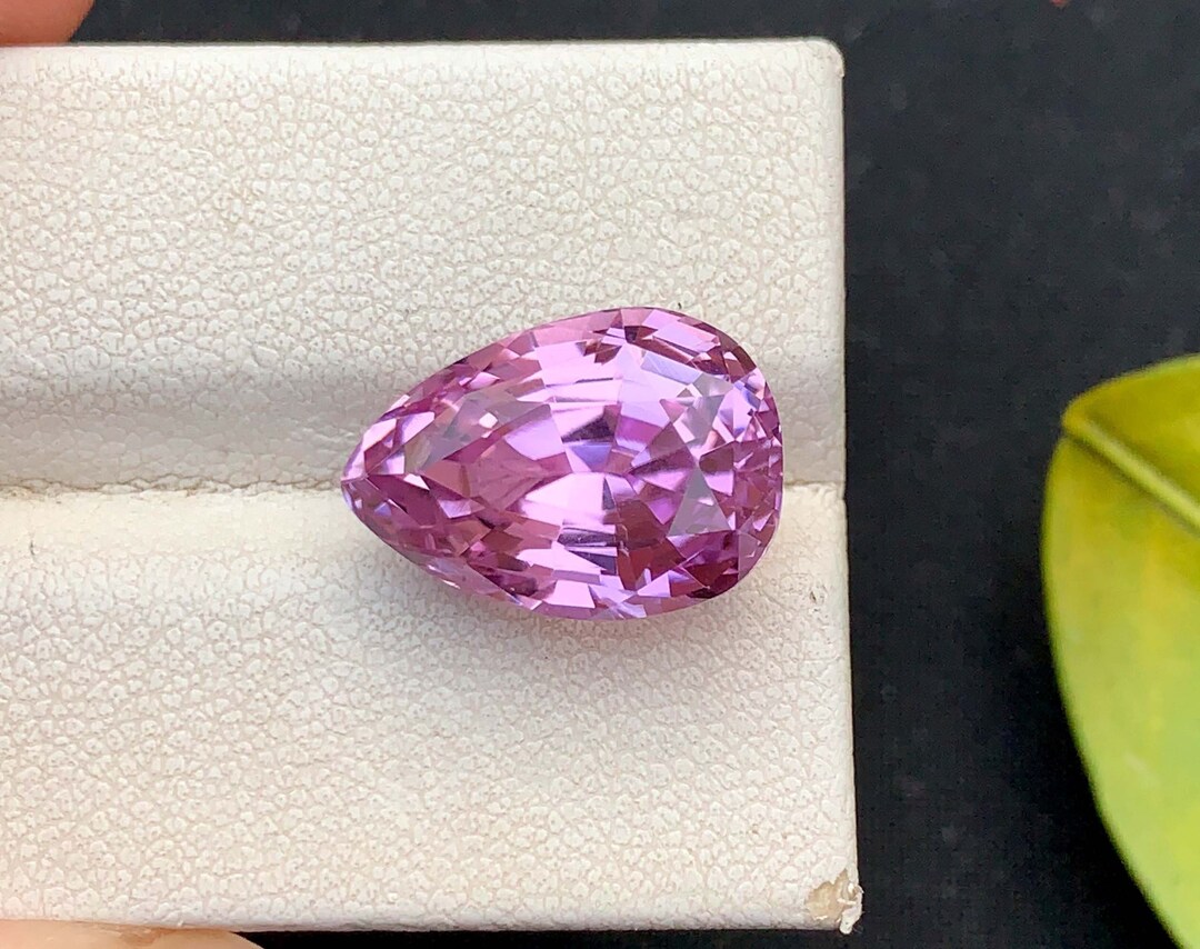 Natural Fuchsia Pink Kunzite Loose Gemstone Pear Shape - Etsy
