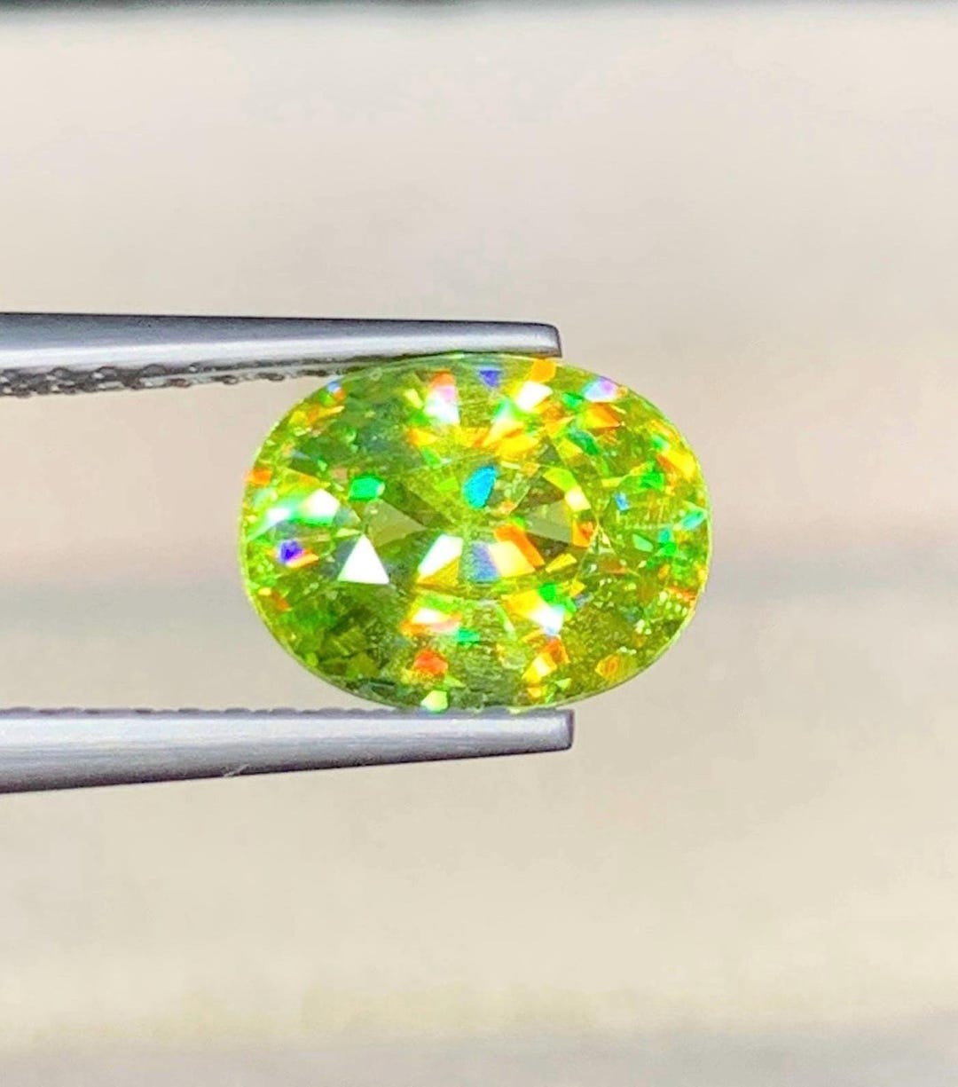 Reserved for Elke Sparkling Sphene Titanite Gemstone With Strong ...