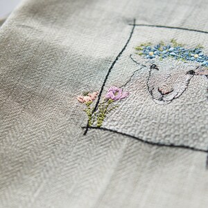Embroidery File Sheep From the "spring in the Countryside" Series - Etsy