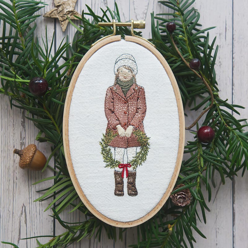 Winter Motif Wreath - Etsy