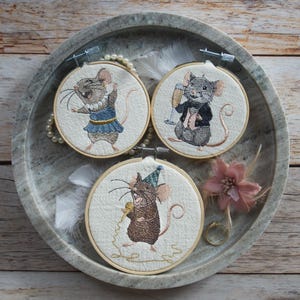 Embroidery File Celebrating Party Mouse - Etsy