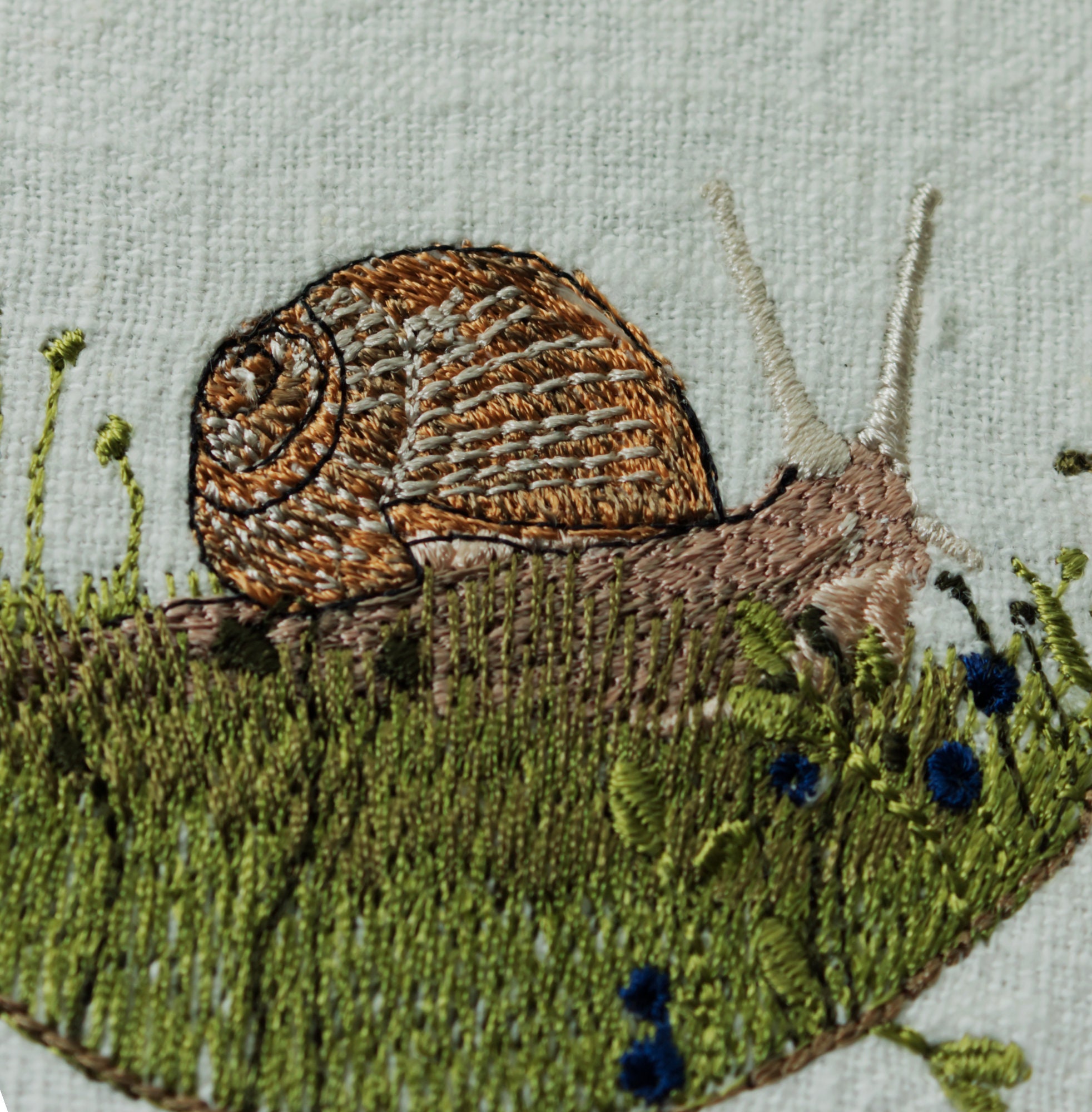 Embroidery file set snail in blueberry wreath Blueprints & How To Home ...