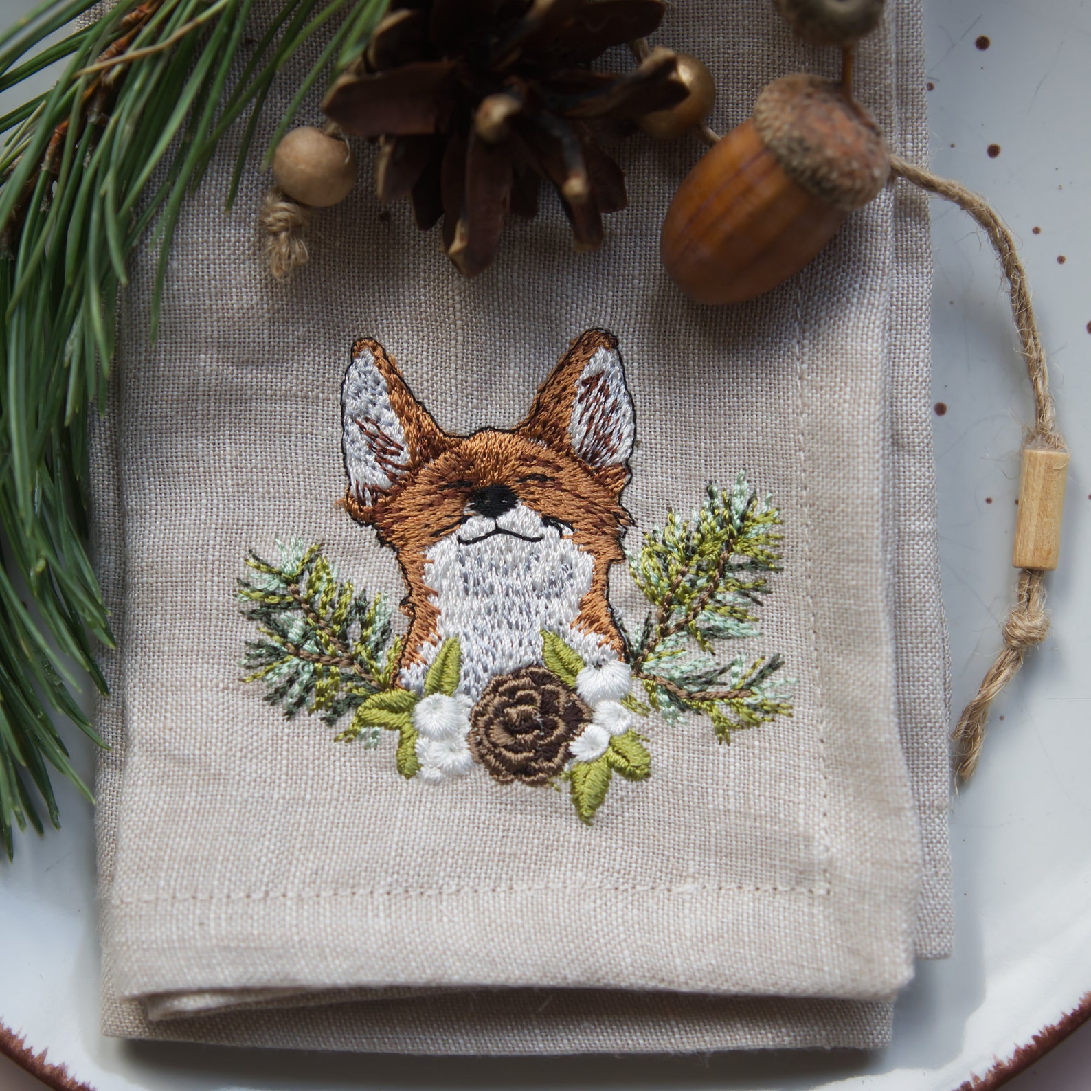 Embroidery File Fox From the Series Forest Children - Etsy