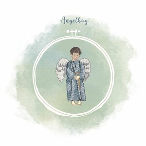 Embroidery File Angel Boy - Etsy