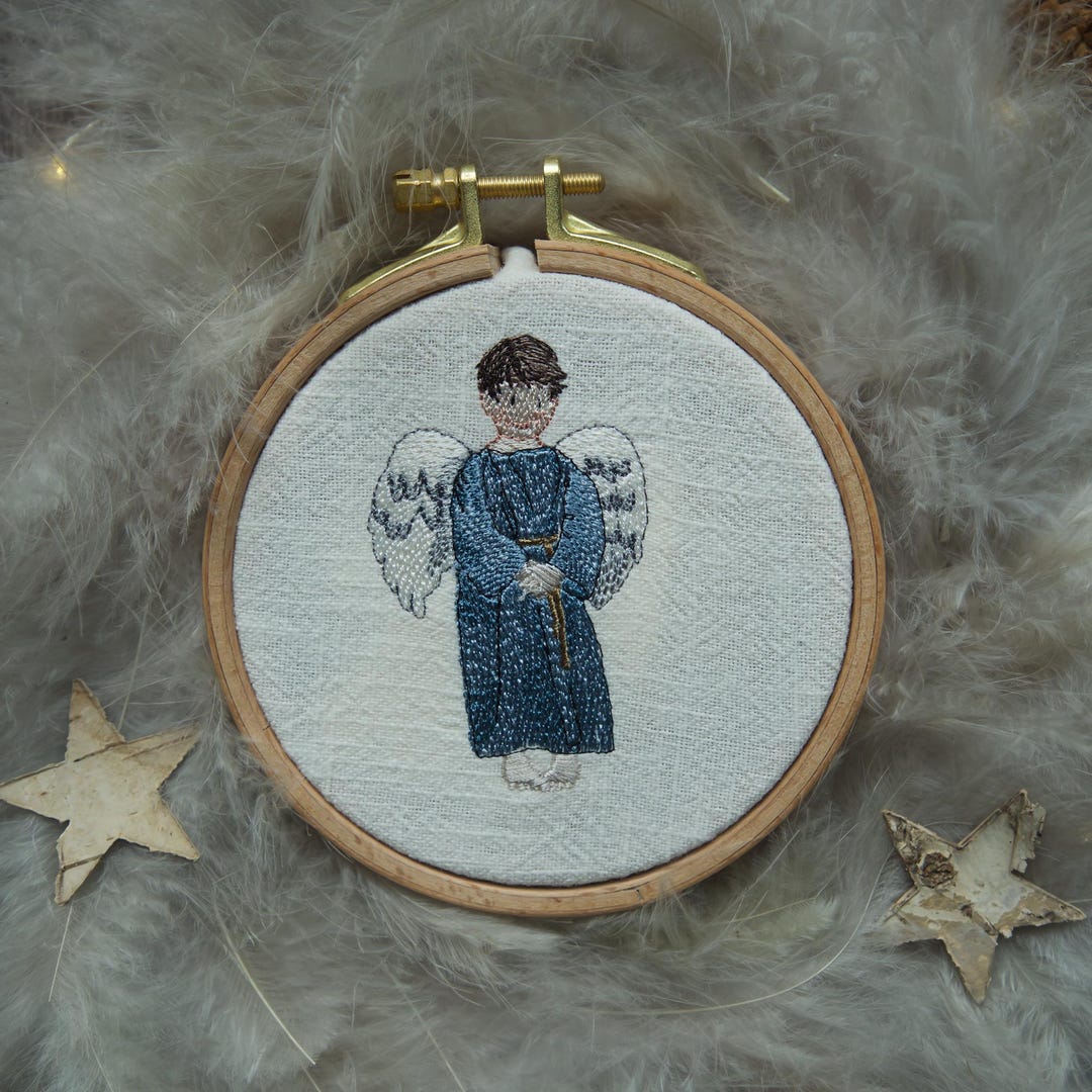 Embroidery File Angel Boy - Etsy