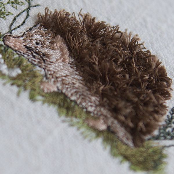 Hedgehog Embroidery Design - Etsy