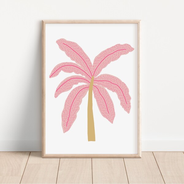 Palm Tree Poster - Etsy
