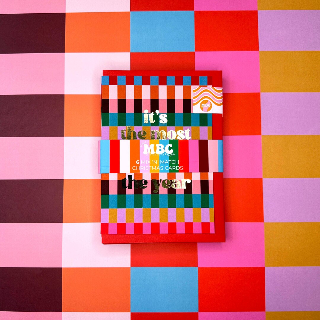 Set of 6 Christmas Cards - Etsy