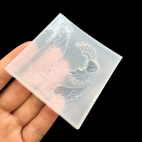 Angel Wings Silicone Mold,Heart Wings Resin Silicon Mould,Craft Jewelry ...