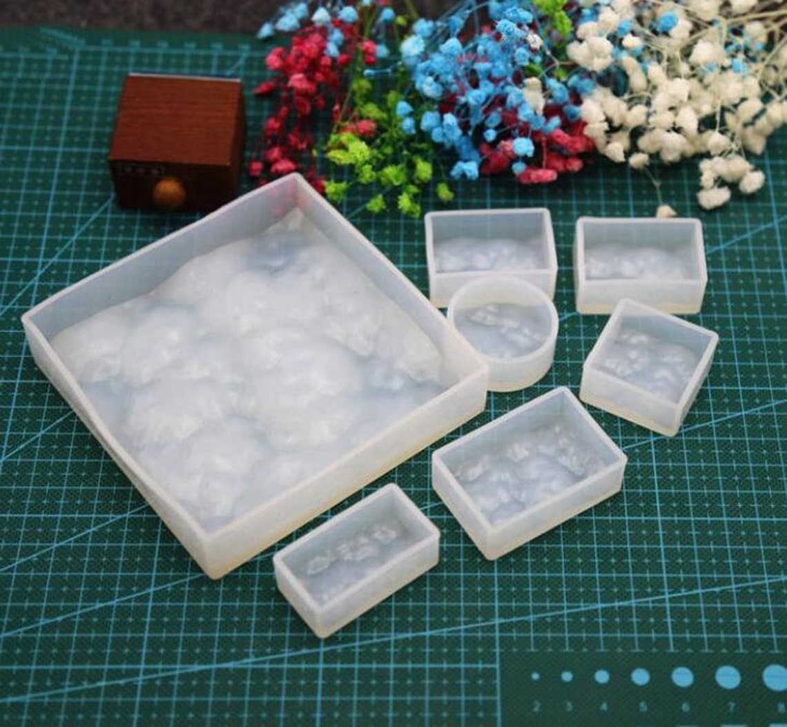 Water Wave Silicone Mold Ocean Style Resin Mouldcraft Jewelry - Etsy