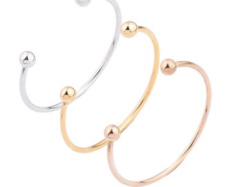 Ball End Bracelet - Etsy