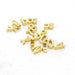 10pcs 3x8mm A-Z26 Alphabet Beads Charm Pendants Stainless - Etsy