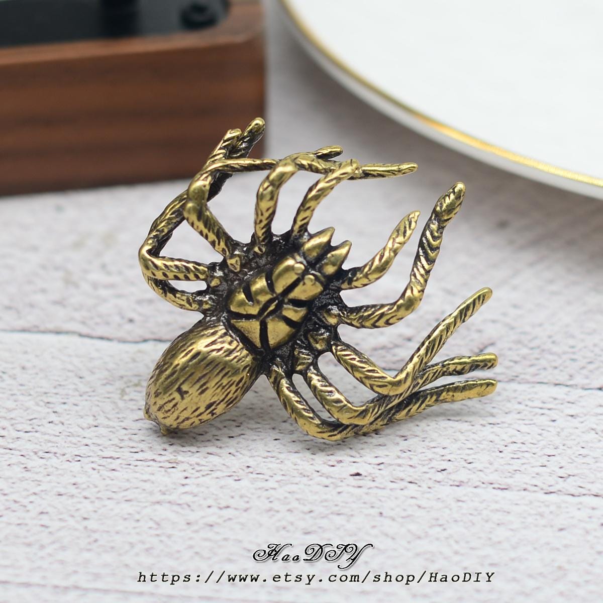 Bronze Spider Brass Knob Cabinet Pulls Drawer Knob Dresser Pull Knobs ...