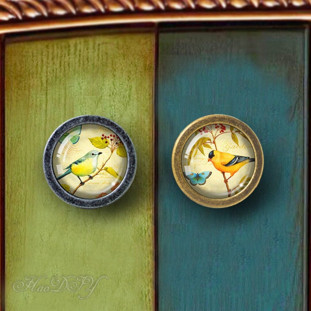 Bird Knobs Cabinet Dresser Knobs Handles Pulls Kitchen Cabinet Wine ...