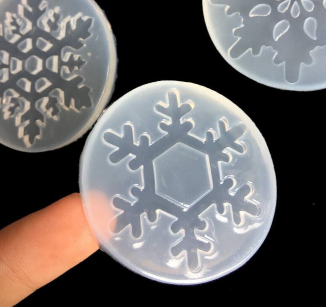 Snowflake Silicone Mold Christmas Resin Silicone Moldcraft - Etsy
