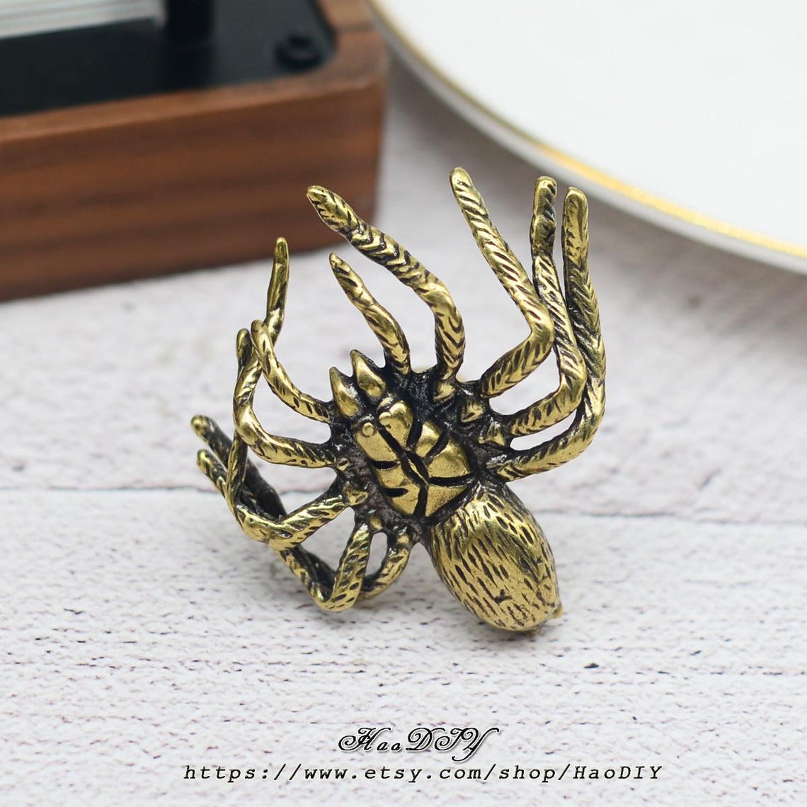 Bronze Spider Brass Knob Cabinet Pulls Drawer Knob Dresser Pull Knobs ...