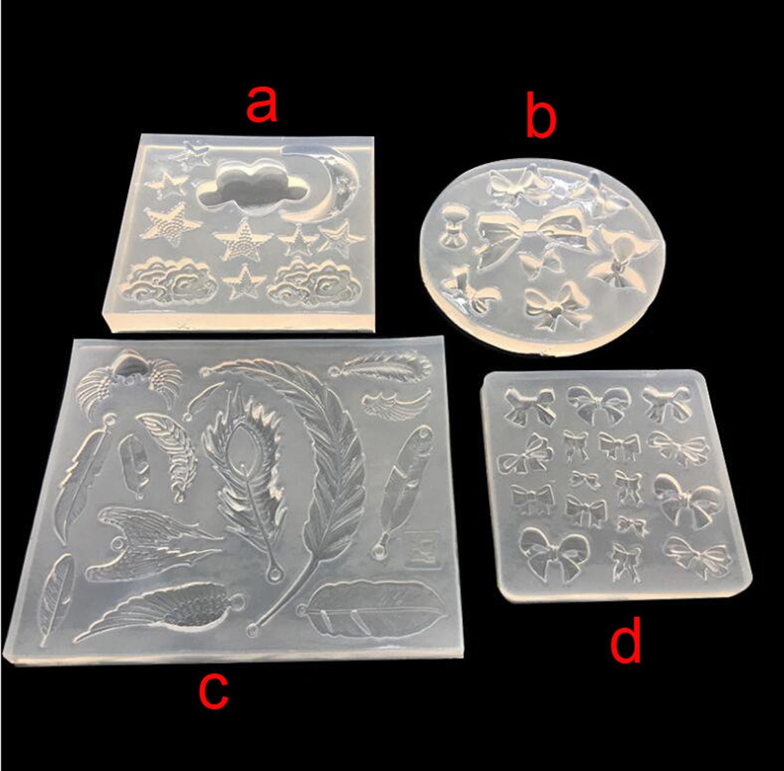 Moon Starry Sky Silicone Moldmoon Star Resin Silicone - Etsy