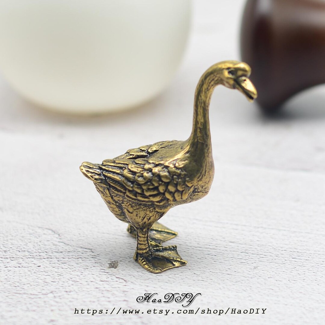 Bronze Goose Solid Brass Knob Cabinet Pulls Drawer Knob Dresser Pull ...