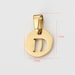 A Sets of A-Z26 Alphabet Charm Pendants,diy Stainless Steel Round ...
