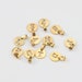 A Sets of A-Z26 Alphabet Charm Pendants,diy Stainless Steel Round ...